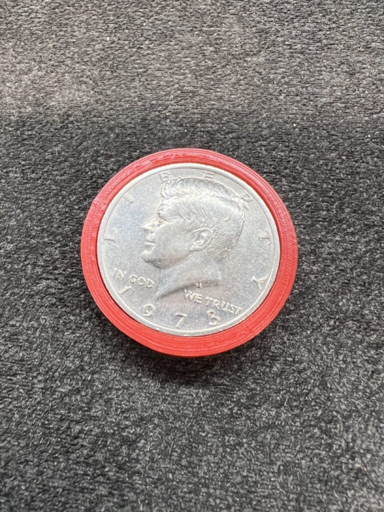 3D Printed Magic Coin Ring – Separates the coin into 2 halves - Home of ...